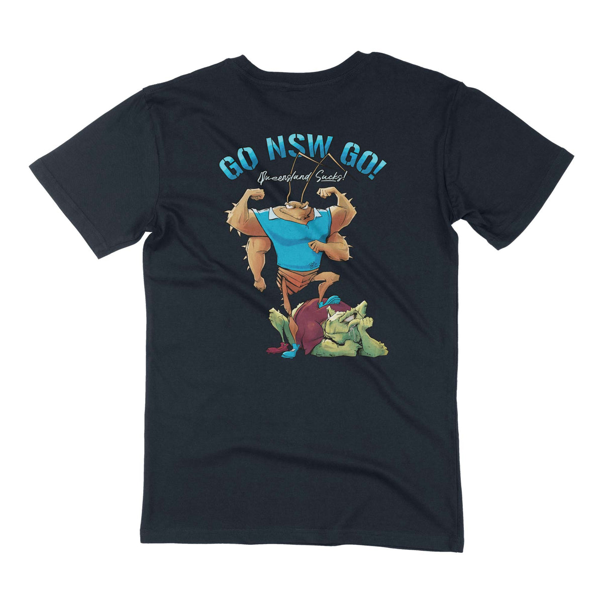 T-shirt, GO NSW GO | Supporter T-shirt for the State Of Origin Games ...